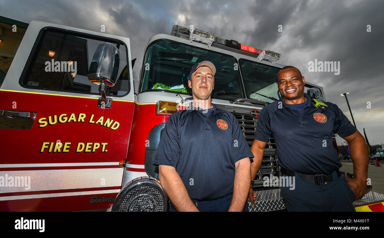 Sugar Land, TX, USA. 17th Feb, 2018. The Sugar Land fire department is ...
