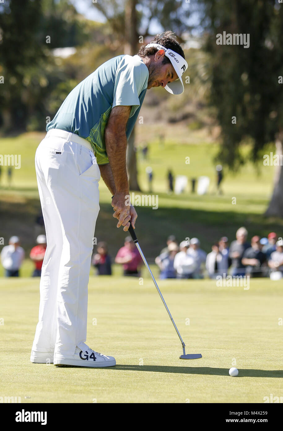 Los Angeles, California, USA. 18th Feb, 2018. Bubba Watson in actions ...