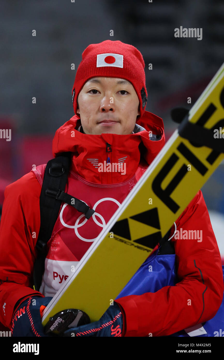 Pyeongchang, South Korea. 17th Feb, 2018. Junshiro Kobayashi (JPN) Ski ...