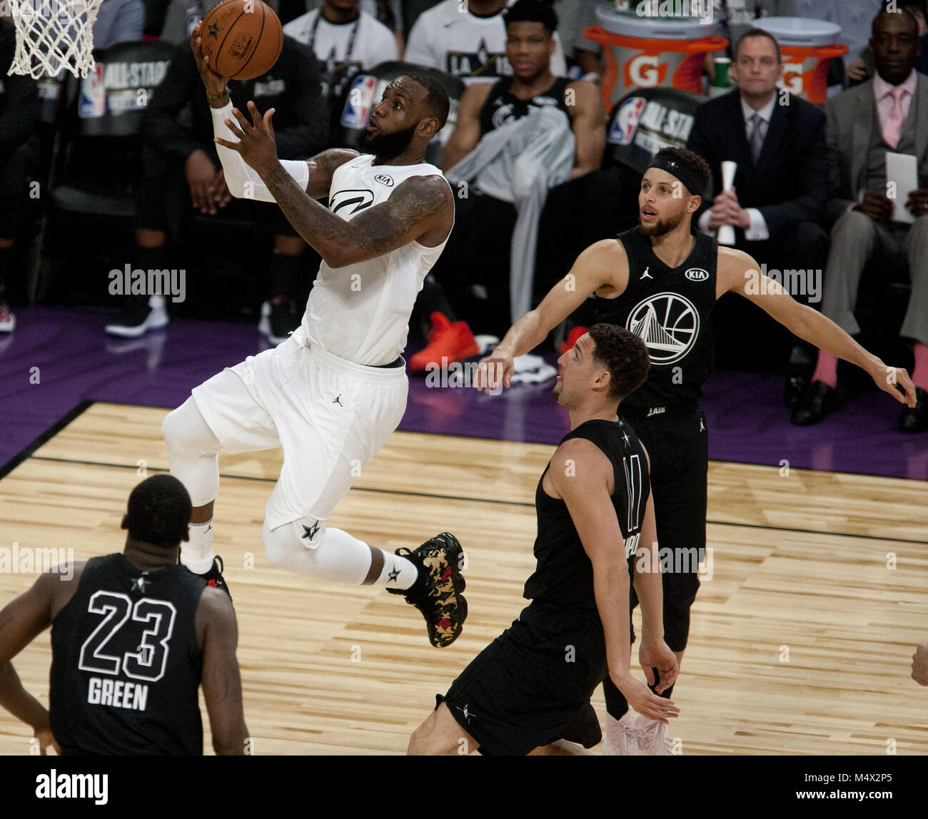 Lebron james 2018 hi-res stock photography and images - Alamy