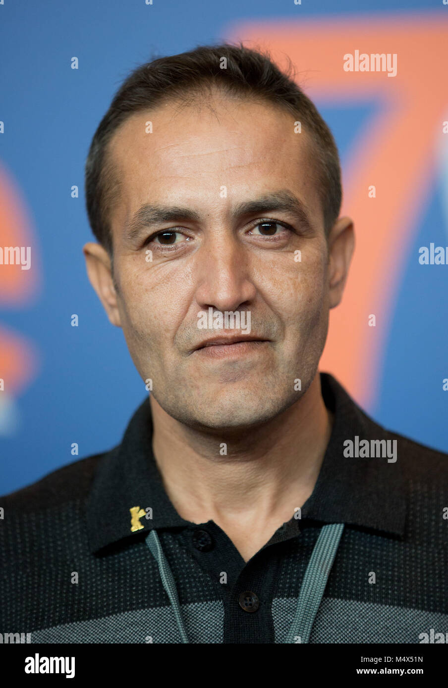 Berlin, Germany. 13th Feb, 2013. Actor Nazif Mujic poses at a ...