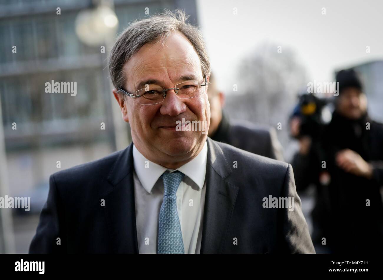 Berlin, Germany. 19th Feb, 2018. Armin Laschet (Christian Democratic ...