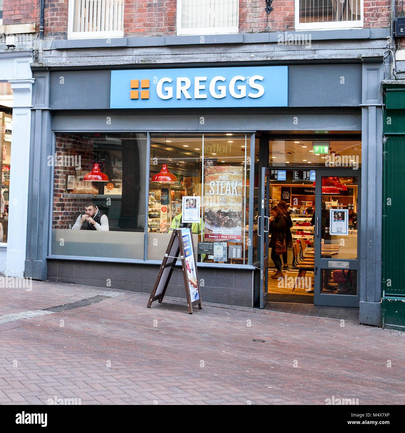 Greggs shop front hi-res stock photography and images - Alamy