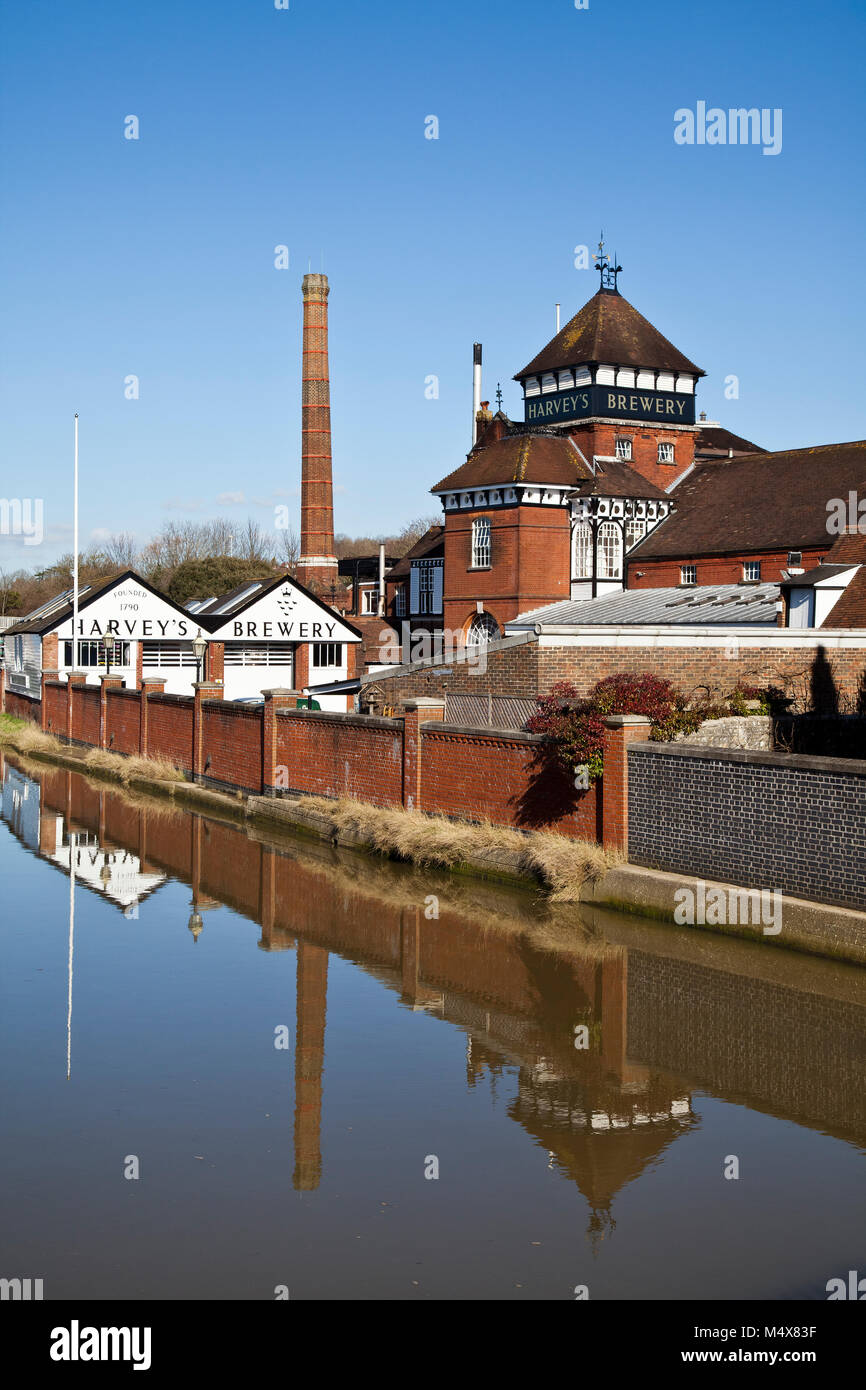 Harvey's Brewery, Lewes, East Sussex Stock Photo - Alamy