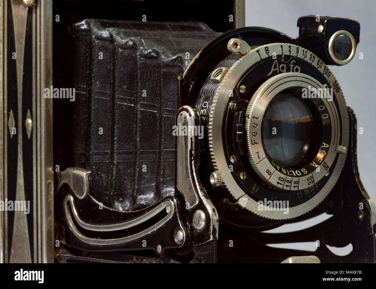 Vintage Agfa Billy O folding bellows camera Stock Photo - Alamy