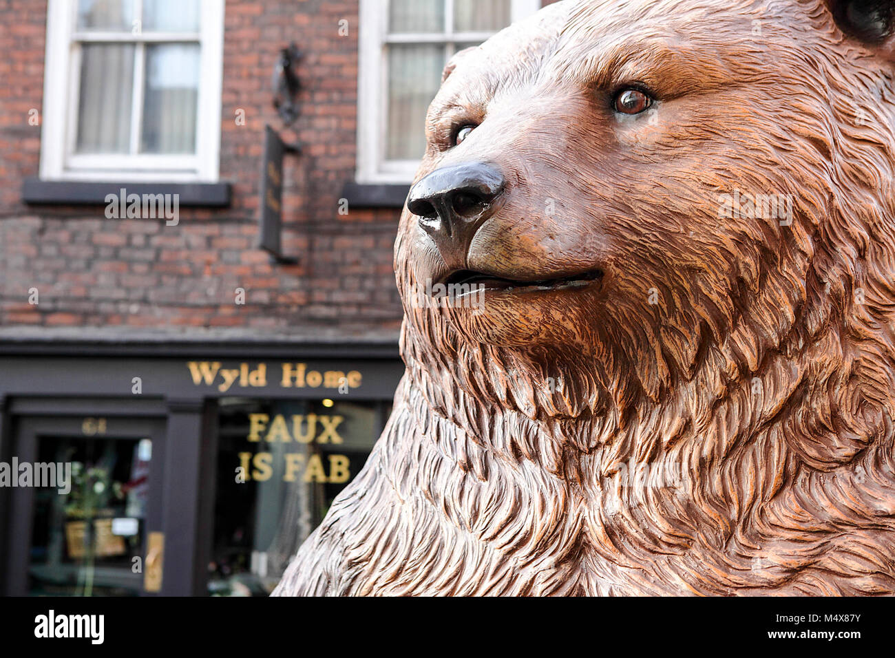 One of (6) images in this short set relating to "Wild Cop" in Wyle Cop ...