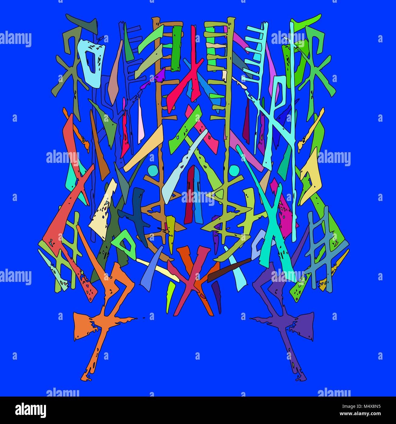 Abstract color line pattern Stock Vector Images - Alamy