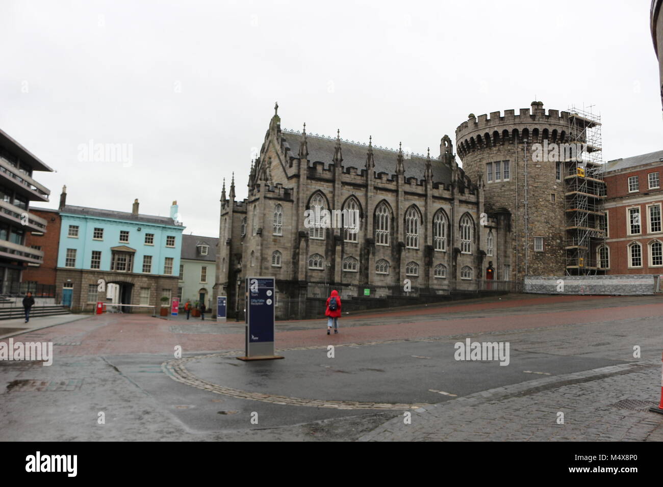 DUBLIN IRELAND, FEBRUARY 02 2018: EDITORIAL PHOTO OF Dublin Castle of ...