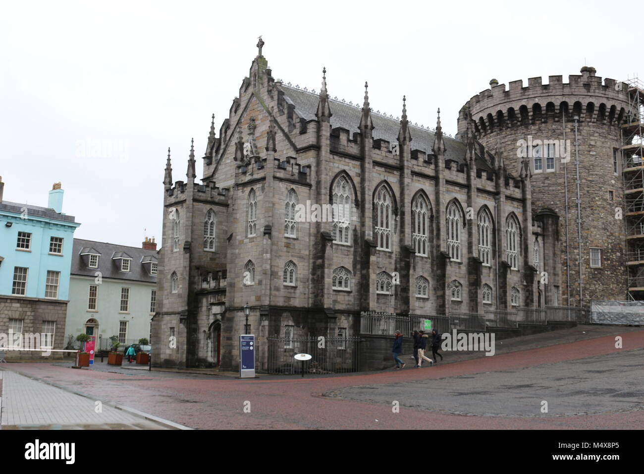 DUBLIN IRELAND, FEBRUARY 02 2018: EDITORIAL PHOTO OF Dublin Castle of ...