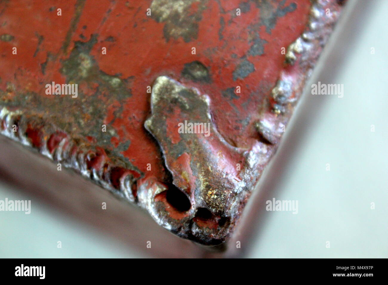 Welded Tool Box Corner Stock Photo - Alamy