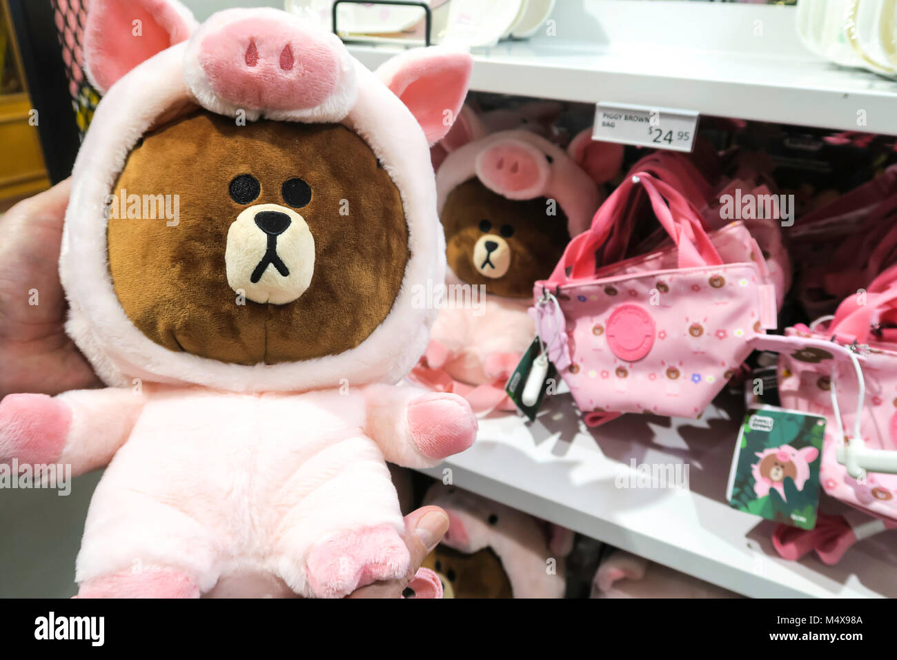 Line Friends Shop is in Times Square, NYC, USA Stock Photo - Alamy