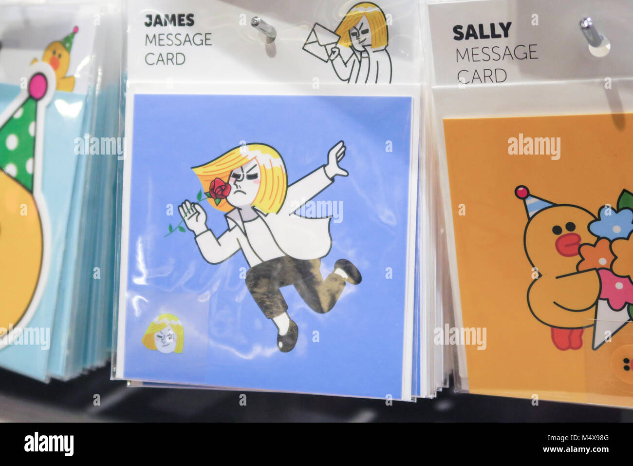 Line Friends Shop is in Times Square, NYC, USA Stock Photo - Alamy