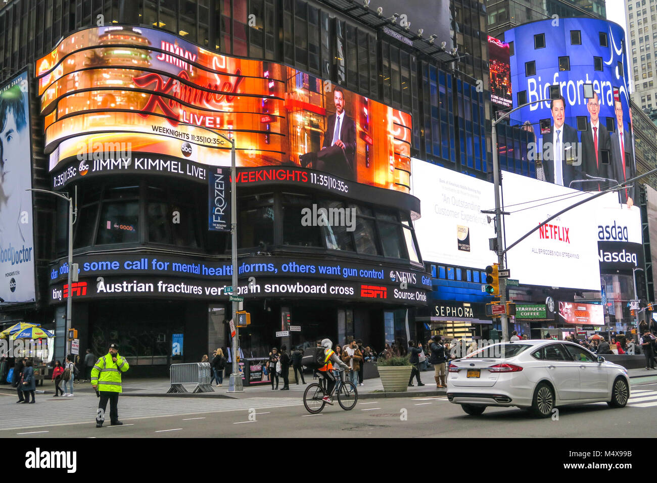 Wrap Around Moving Billboard at ABC TV Network Studios in Times Square ...