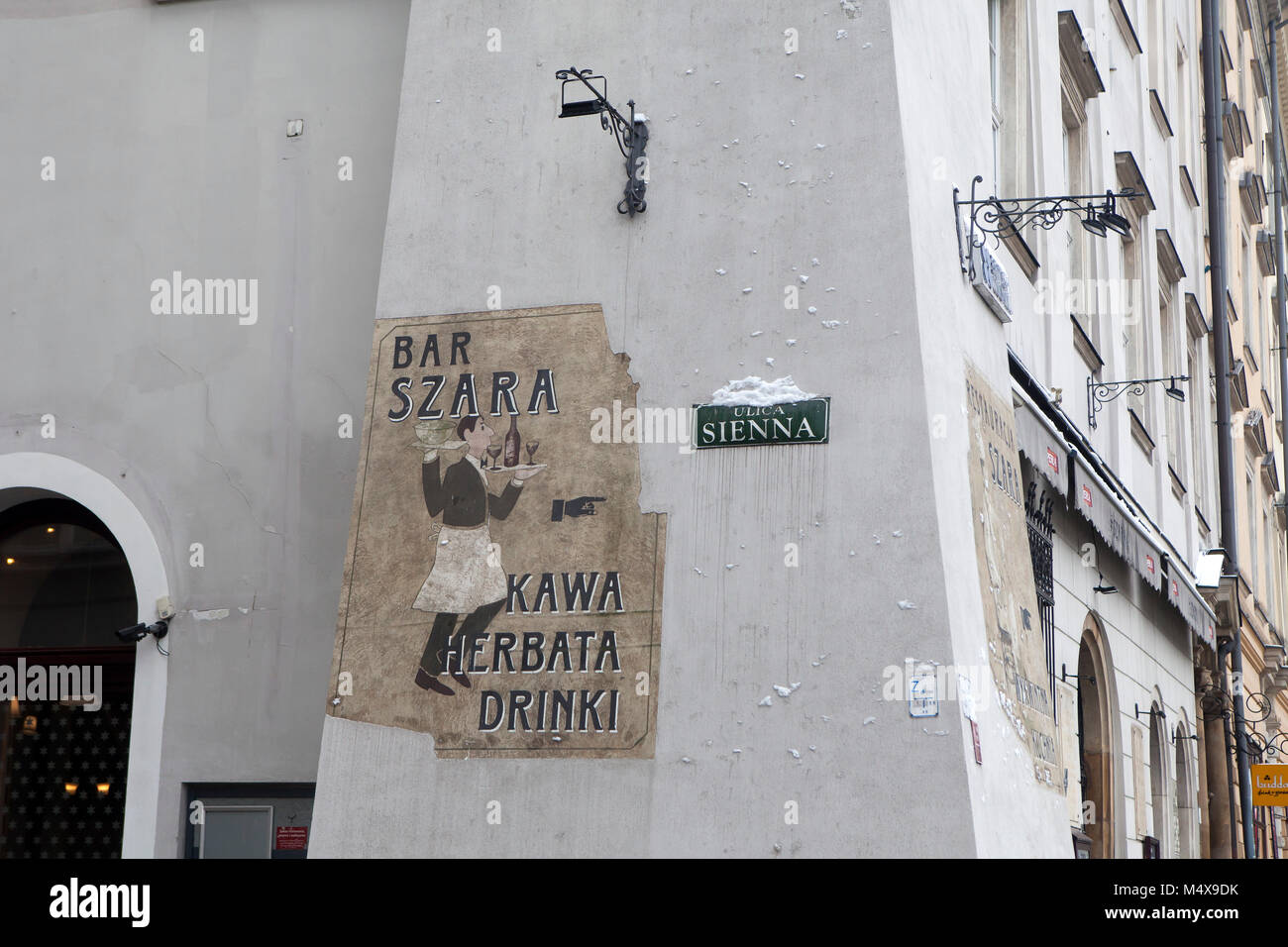 Krakow restaurant sign hi-res stock photography and images - Alamy