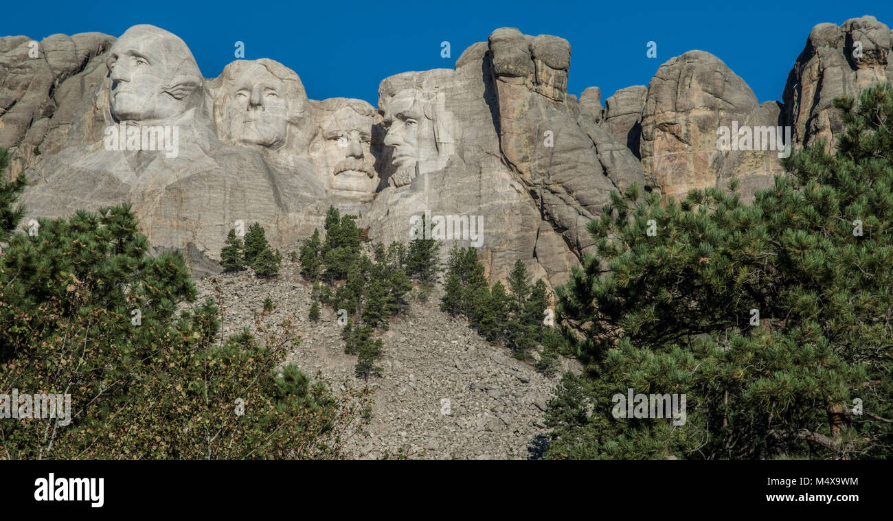 Mount Rushmore Near Keystone South Dakota High Resolution Stock ...