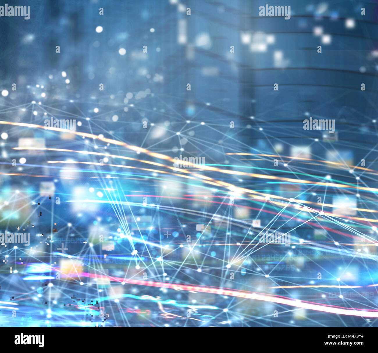 Connection abstract background hi-res stock photography and images - Alamy