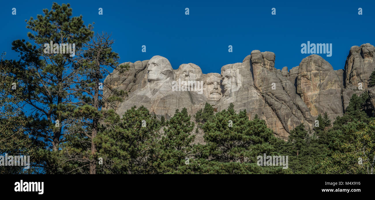 Mount Rushmore near Rapid City in South Dakota Stock Photo - Alamy