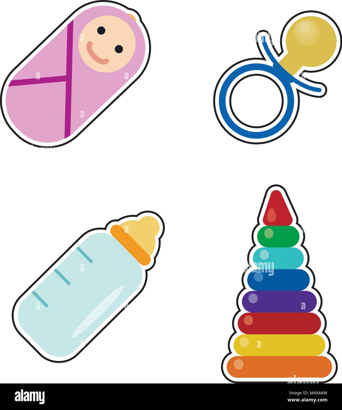 Cradle pyramid Stock Vector Images - Alamy