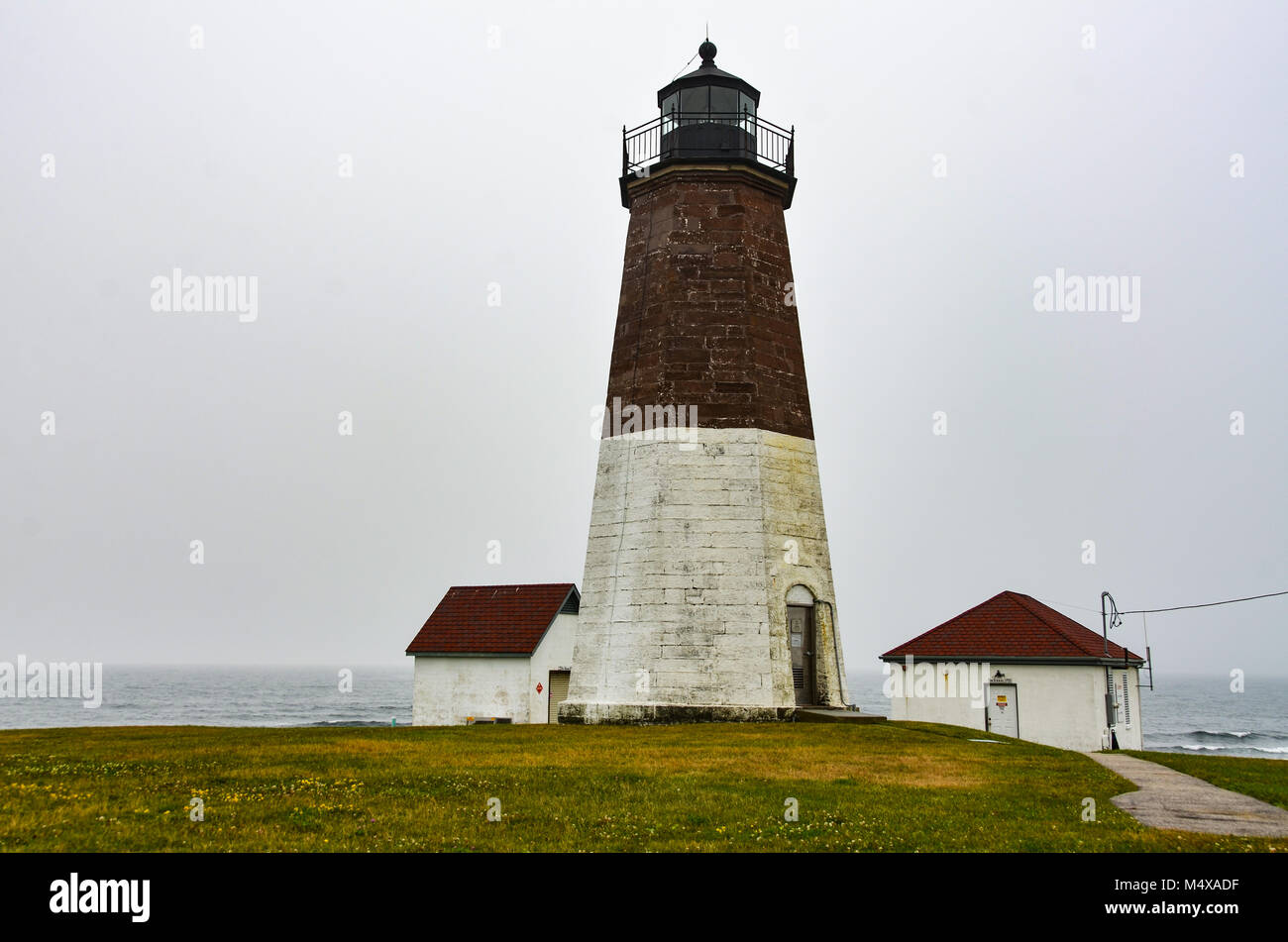 Point Judith Lighthouse lights a warning on the historically busy and ...