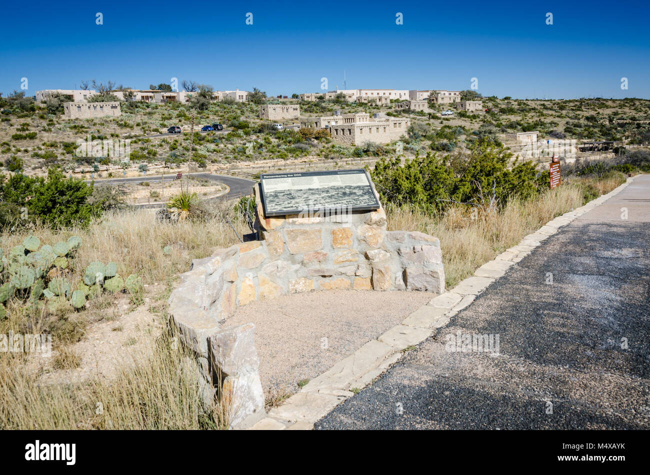 Exhibit remembering the CCC: The buildings across the canyon have ...