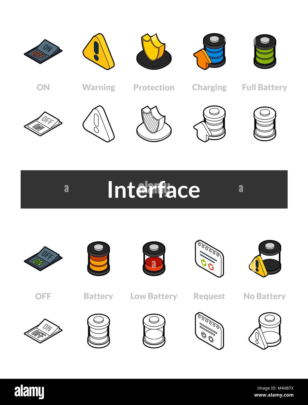 Battery Warning Label Stock Photos & Battery Warning Label Stock Images ...