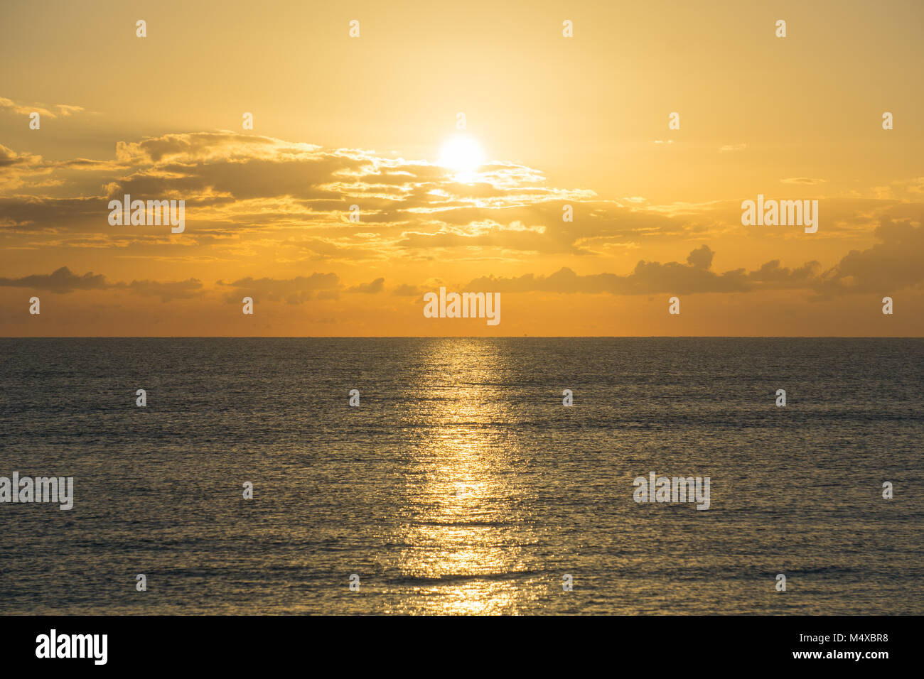 Sunrise at Hobe Sound Beach on Florida's East Coast on the Atlantic ...