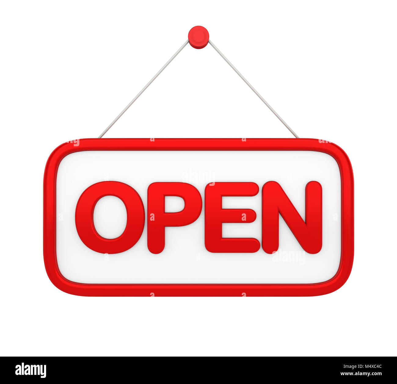 Open Sign Isolated Stock Photo - Alamy