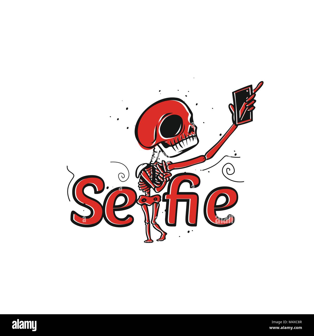 Couple taking photo Stock Vector Images - Alamy