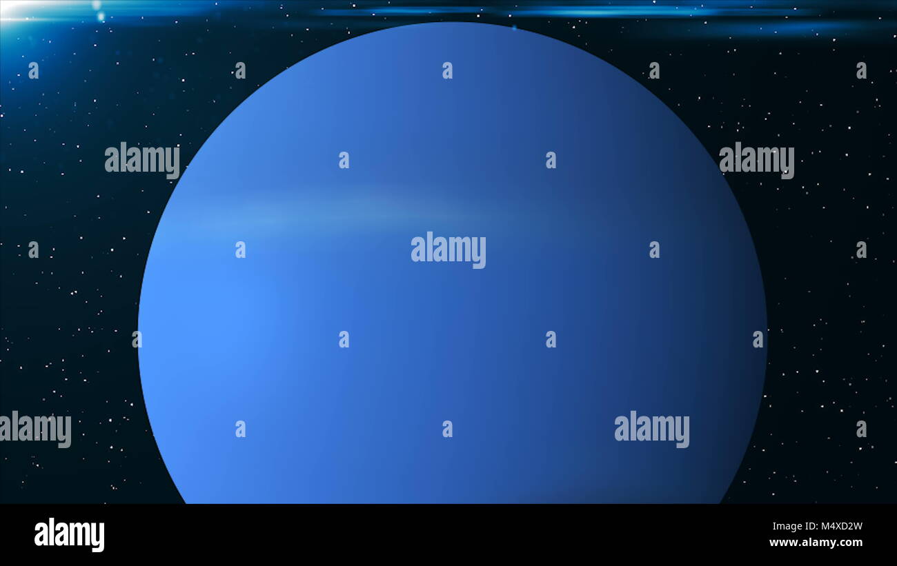Neptune planet. 3d rendering digital backdrop. Space background Stock ...