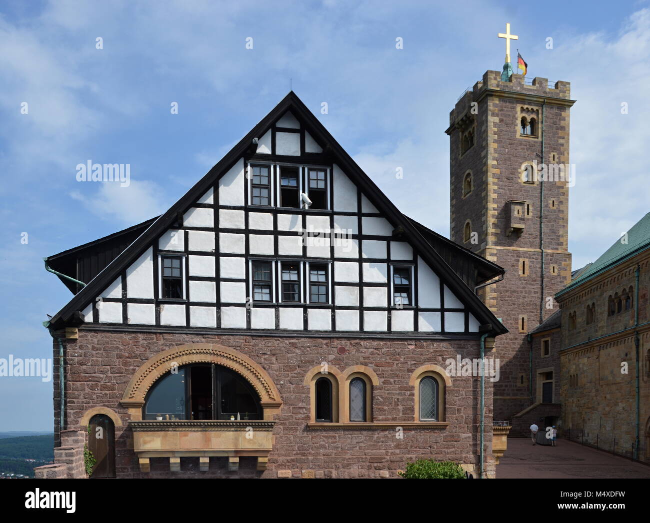 Germany Thuringia Eisenach Town Wartburg Stock Photos & Germany ...