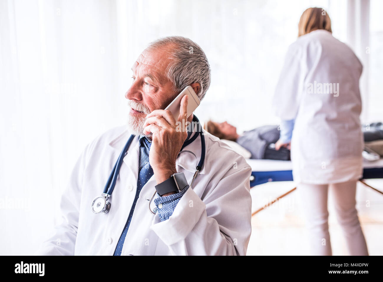 Health smartphone smartwatch doctor hi-res stock photography and images ...