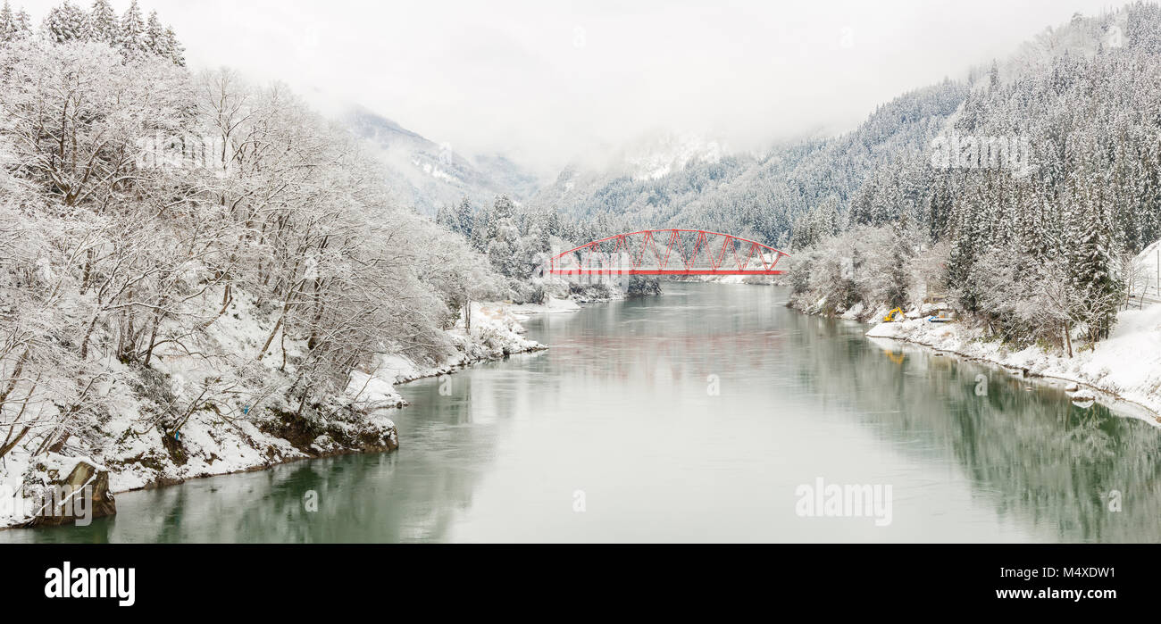 winter landscape Japan Stock Photo - Alamy