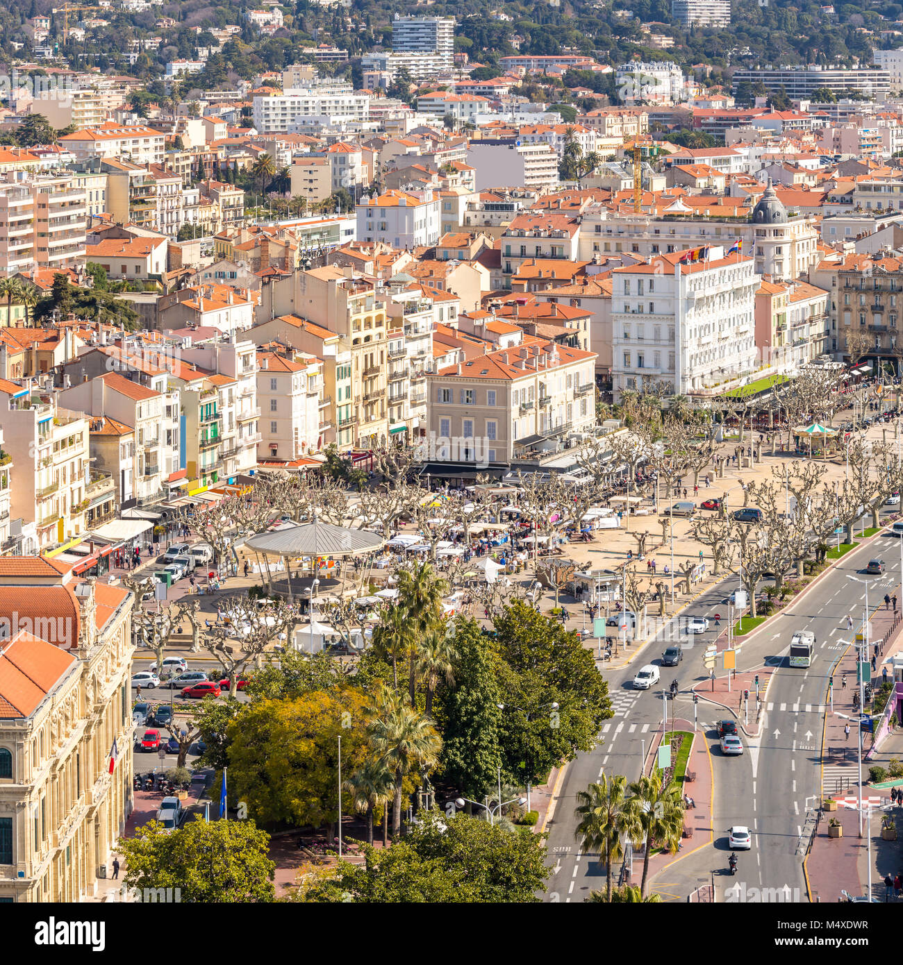 Aerial view of cannes, france hi-res stock photography and images - Alamy