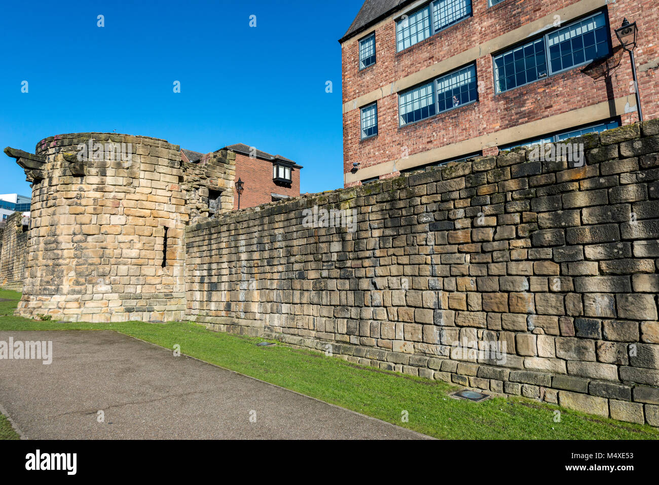 Town Wall, Newcastle upon Tyne, UK Stock Photo - Alamy