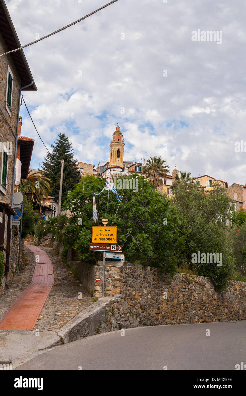The principality of Seborga, Imperia, Liguria, Italy Stock Photo - Alamy