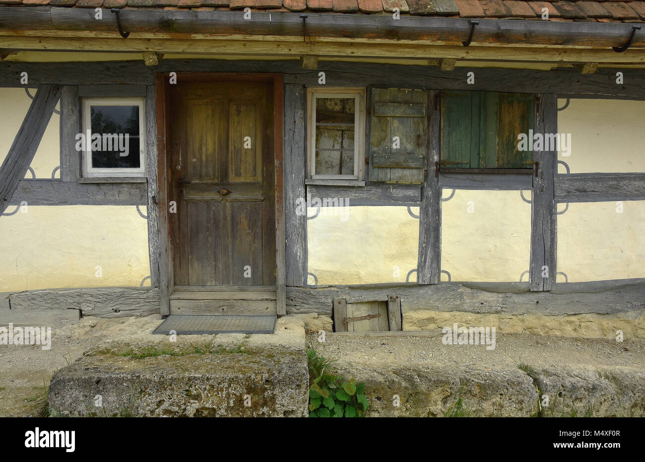 half timber-house; medieval; farmhouse Stock Photo - Alamy