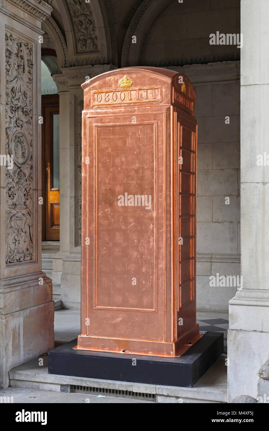 Copper Phone Box Stock Photo - Alamy