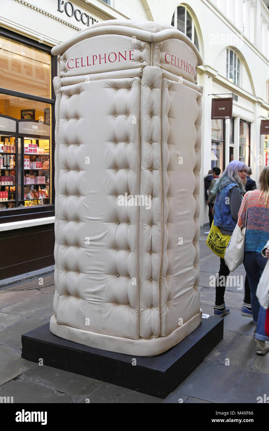 Padded Phone Box Stock Photo - Alamy