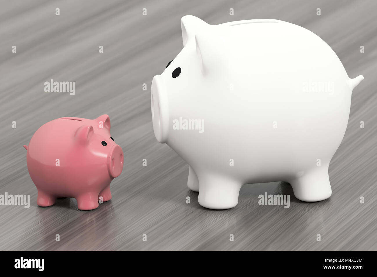 two piggy banks Stock Photo - Alamy