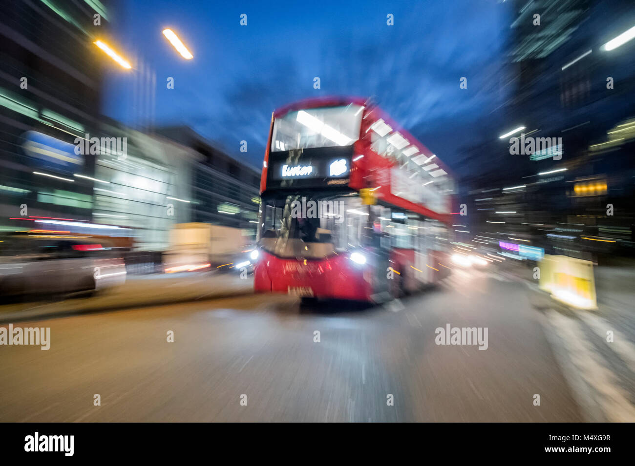 Bus commute london hi-res stock photography and images - Alamy