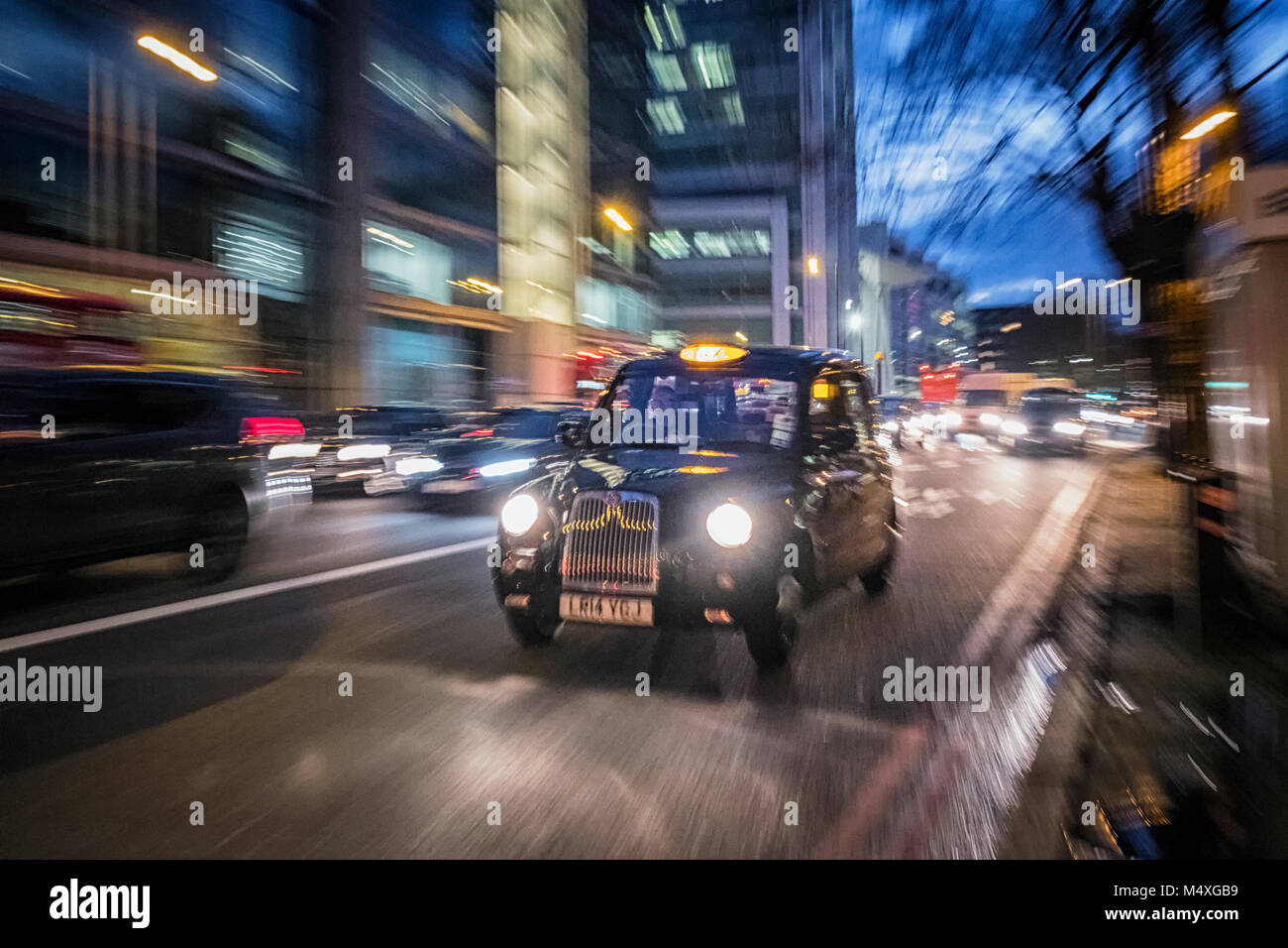 London taxi speed fast motion moving hi-res stock photography and ...