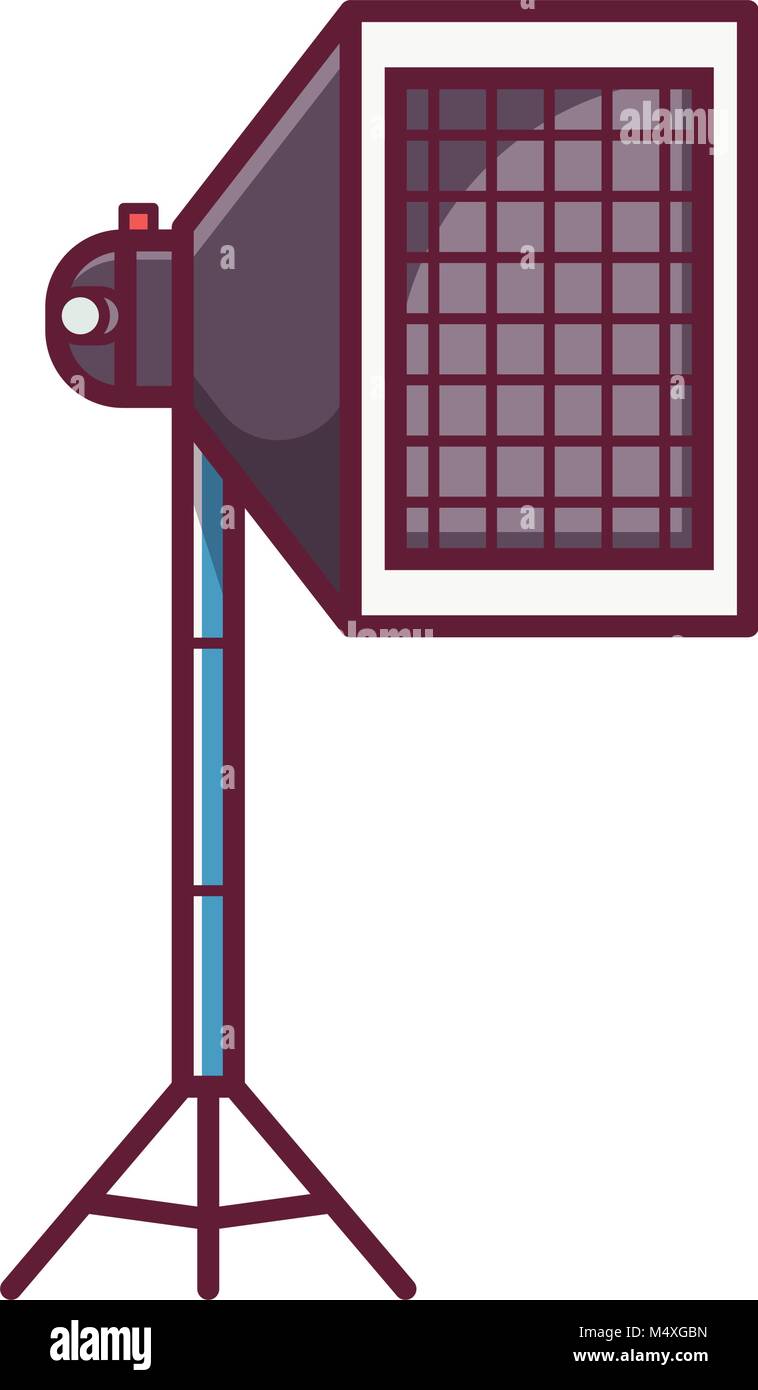 Studio Soft Box with Grid Icon Stock Vector Image & Art - Alamy