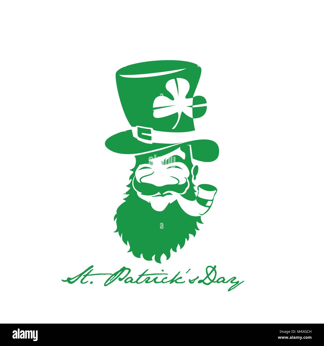 St patrick hat clover Stock Vector Images - Alamy