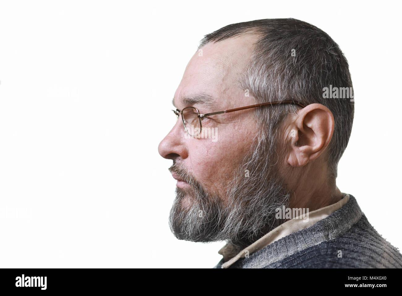 Beard profile hi-res stock photography and images - Alamy