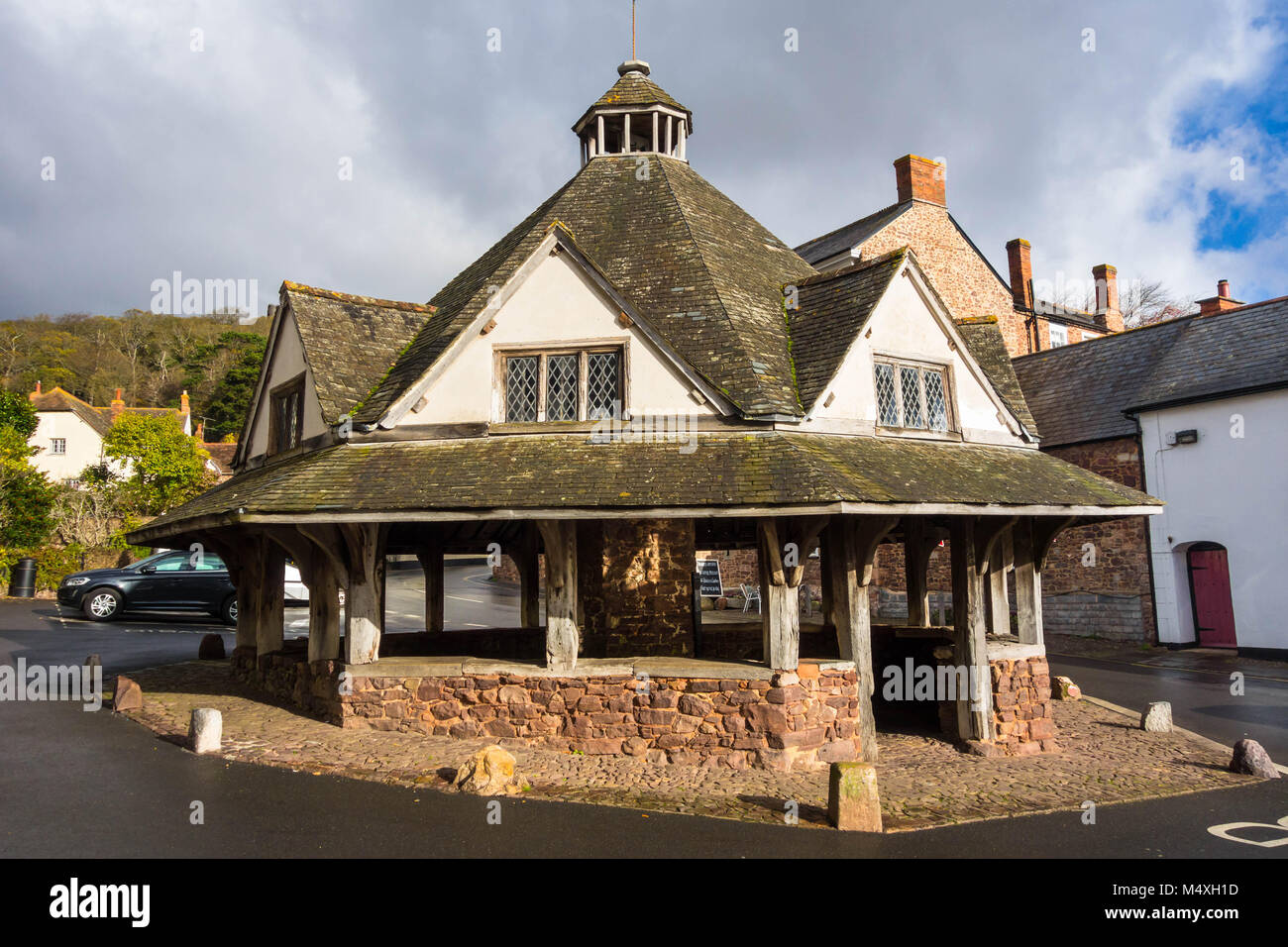 A Jacobean Yarn Market built in 1609 by George Luttrell. Dunster ...