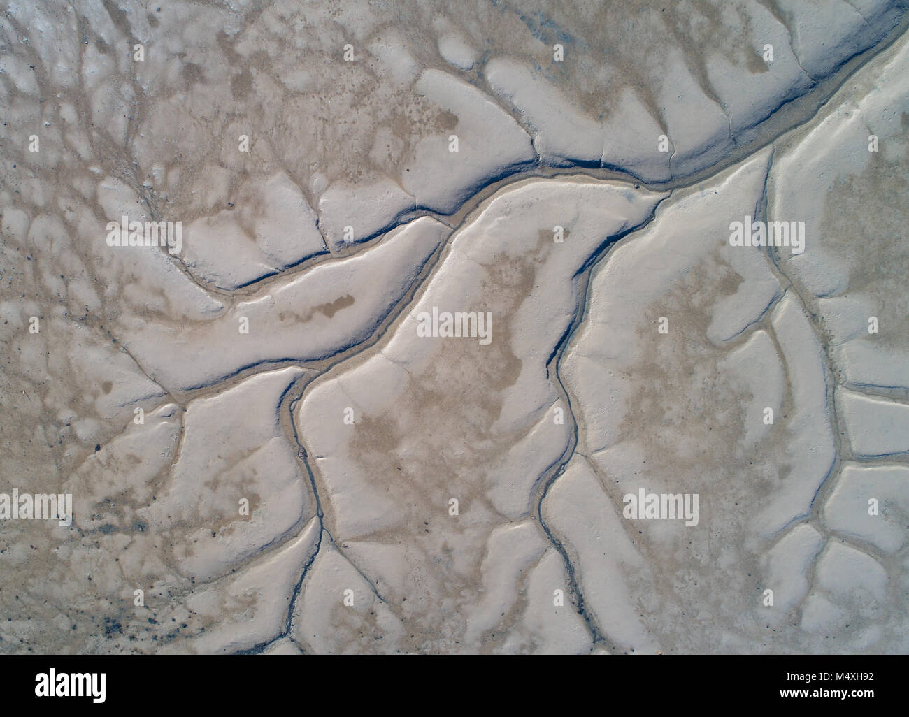 Aerial view mud flats hi-res stock photography and images - Alamy