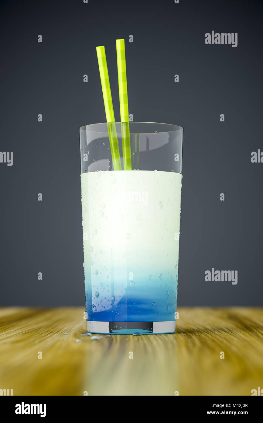 strange blue drink Stock Photo - Alamy