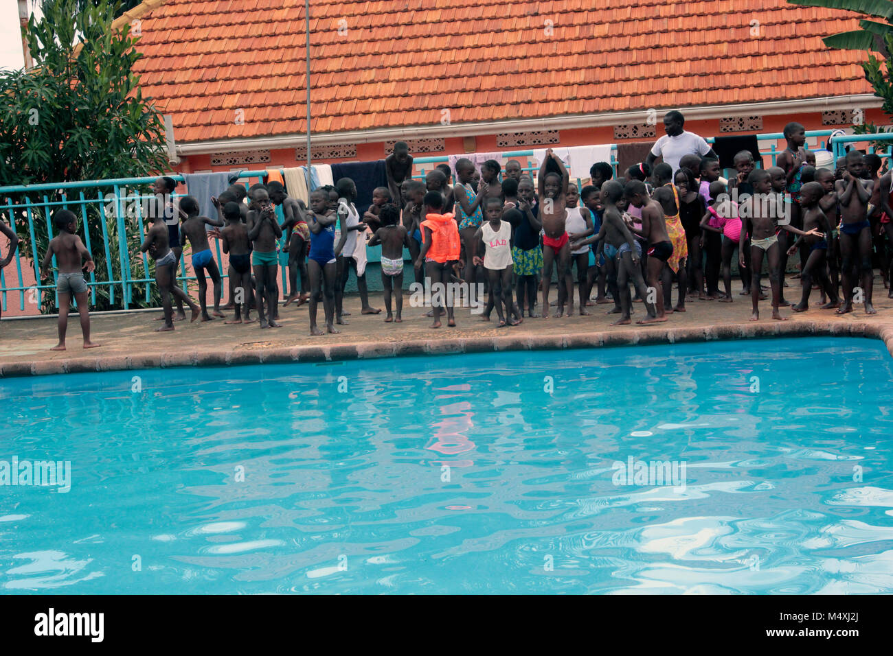 A swimming pool is the centre of activity at Kavumba Recreation centre ...