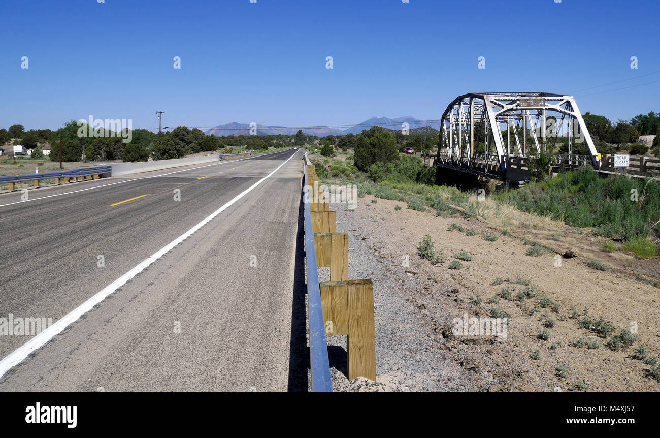 Walnut Canyon Bridge,Winona,Arizona,Route 66 Stock Photo - Alamy