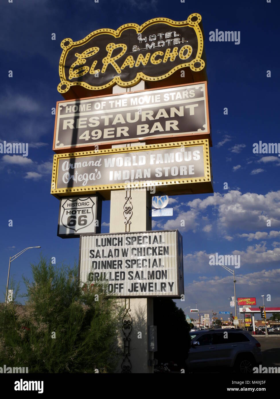 Famous El Rancho Hotel,Gallup,Route 66 Stock Photo - Alamy